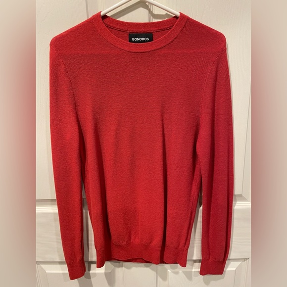 Bonobos | Sweaters | Bonobos Mens Salmon Colored Sweater | Poshmark